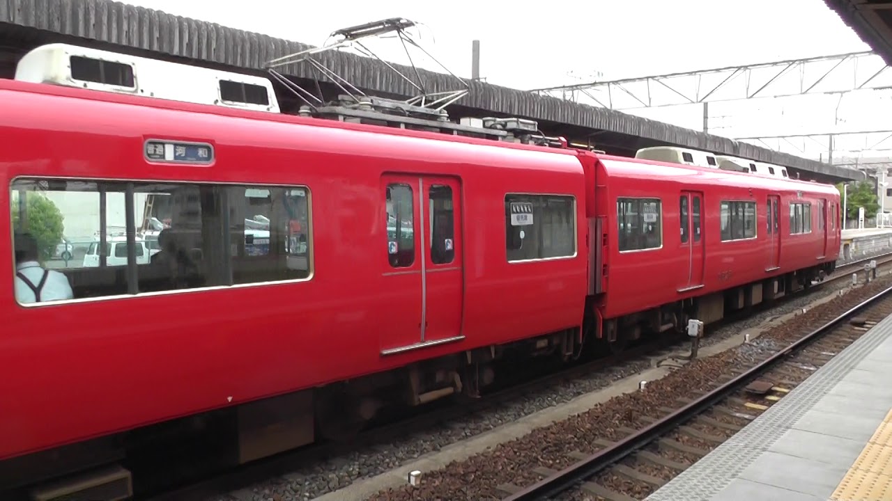 名鉄3500系3525F 大江 - YouTube