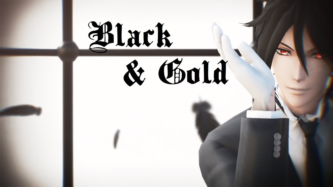 【Black Butler MMD】Black&Gold-Sebastian - YouTube