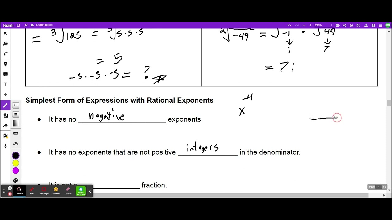Converting Radical Form to Exponential Form - YouTube