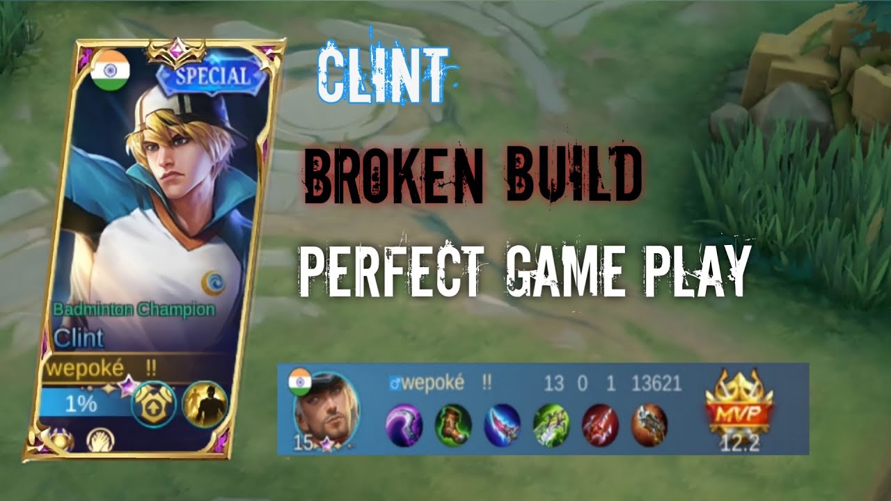 TUTORIAL LANE PHASE CLINT , BUILD PENETRASI ANTI TANK , BEST BUILD ...