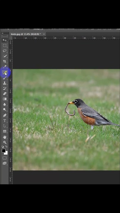 Patch tool Photoshop #shorts - YouTube