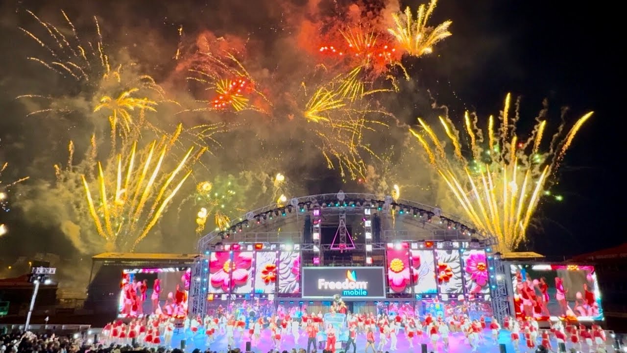 Calgary Stampede Fireworks - July 5, 2025 - YouTube