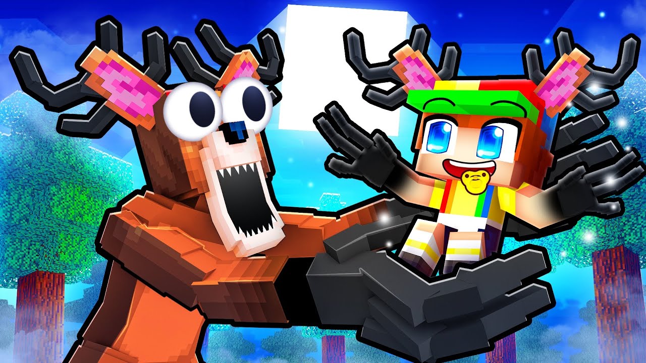 Adopted By The DEER In Minecraft! - YouTube