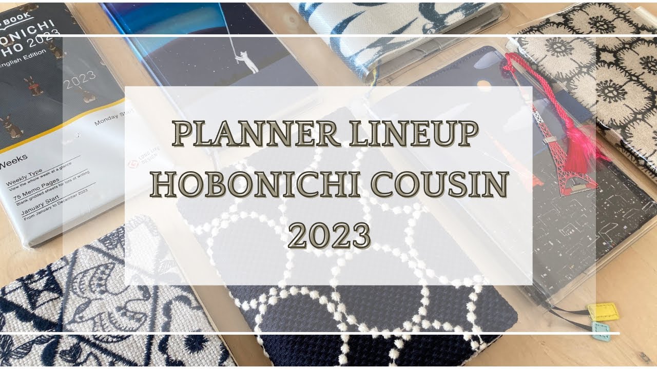 Planner Lineup 2023 Vol. 1 | Hobonichi Cousin | #techo #hobonichi2023 ...