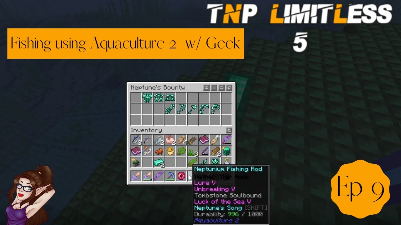 TNP Limitless 5 Modpack ~ Ep 9 Fishing for Aquaculture 2 Stuffs 😍 ...