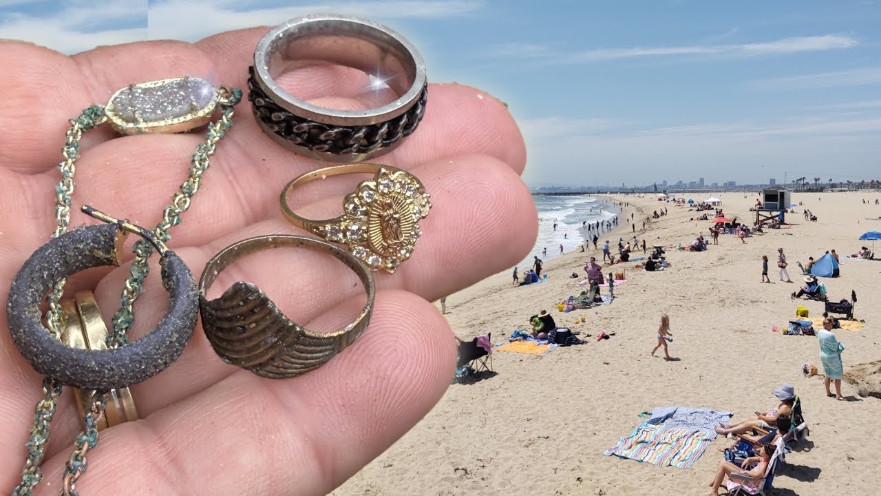This Insane Beach Was LOADED with TREASURE! Gold & Silver Found Beach ...