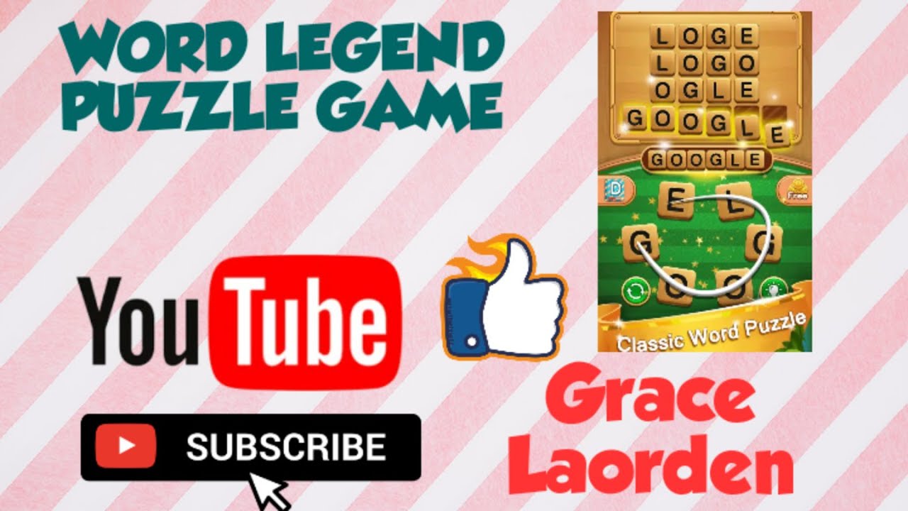 Word legend puzzle game - YouTube