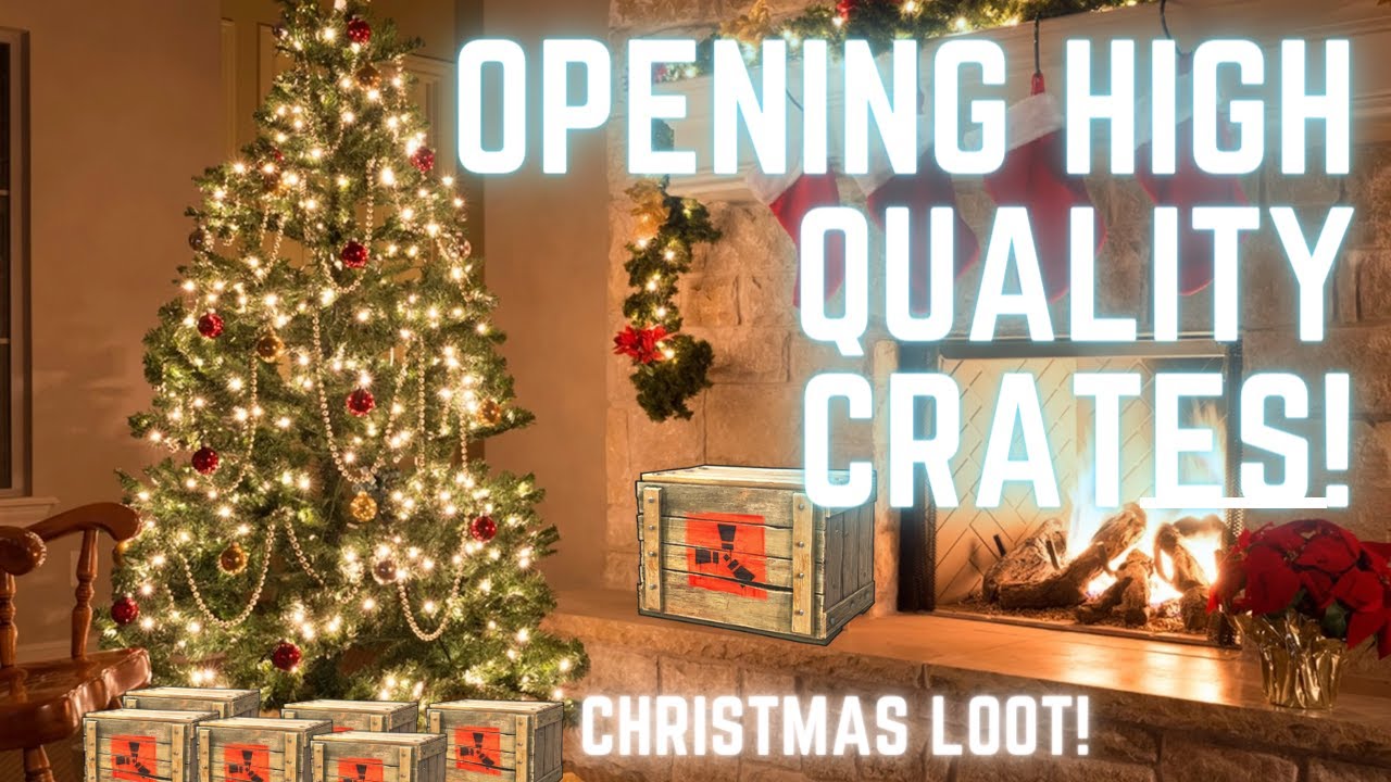 Opening High Quality Crates for Christmas #rust #gambling #loot - YouTube