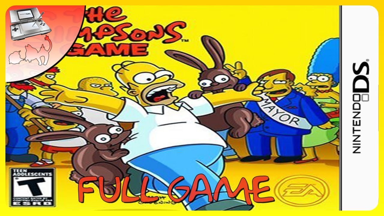 The Simpsons Game Full Game Longplay (DS) - YouTube