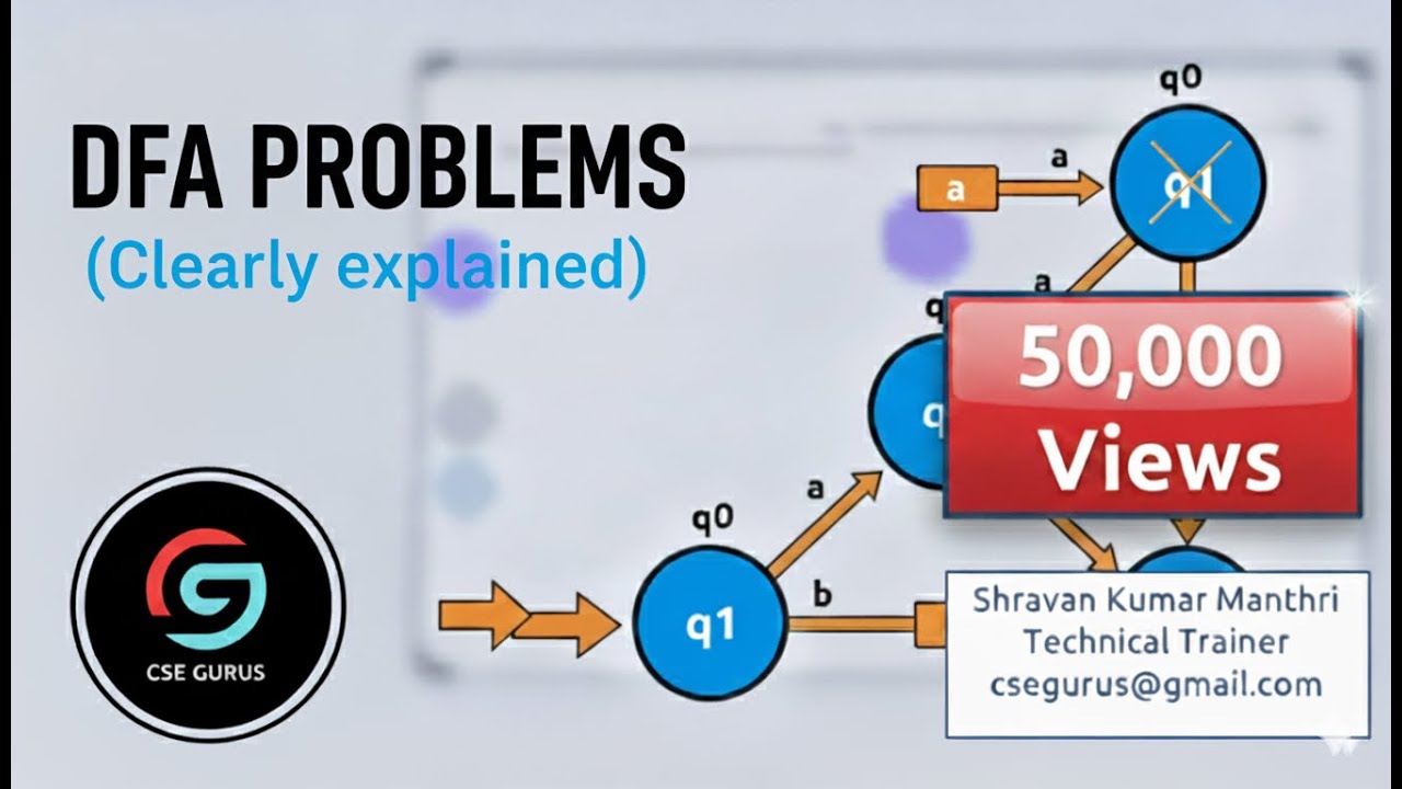 DFA Problems with clear explanation - YouTube