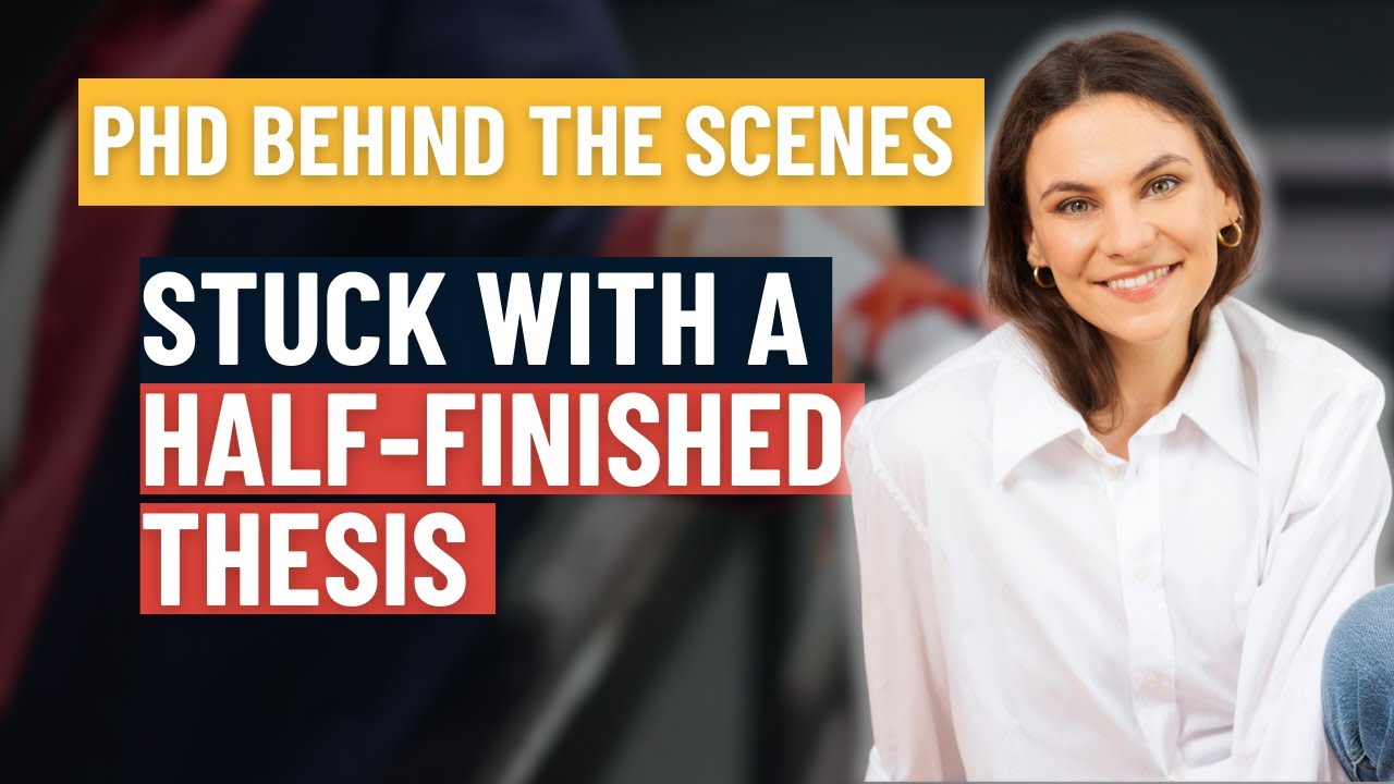 How to Finish Your Thesis When Everything Feels Like a Mess - YouTube