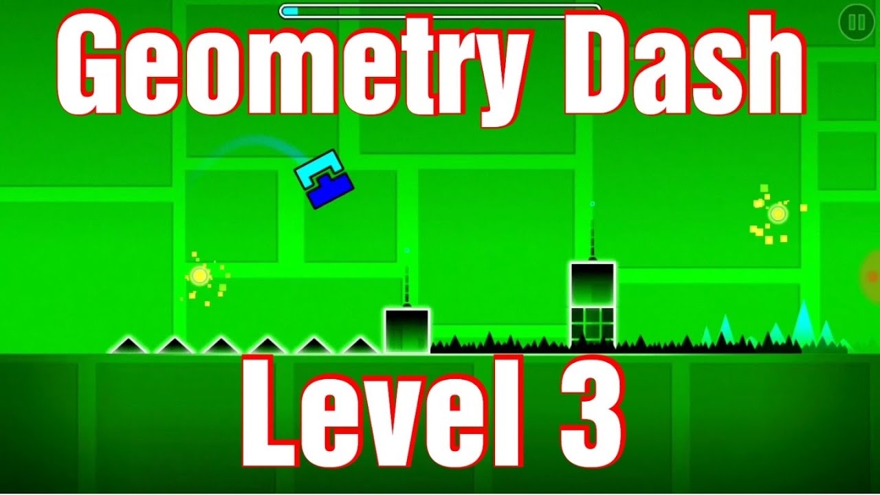 Geometry Dash Lite Level 3 - YouTube