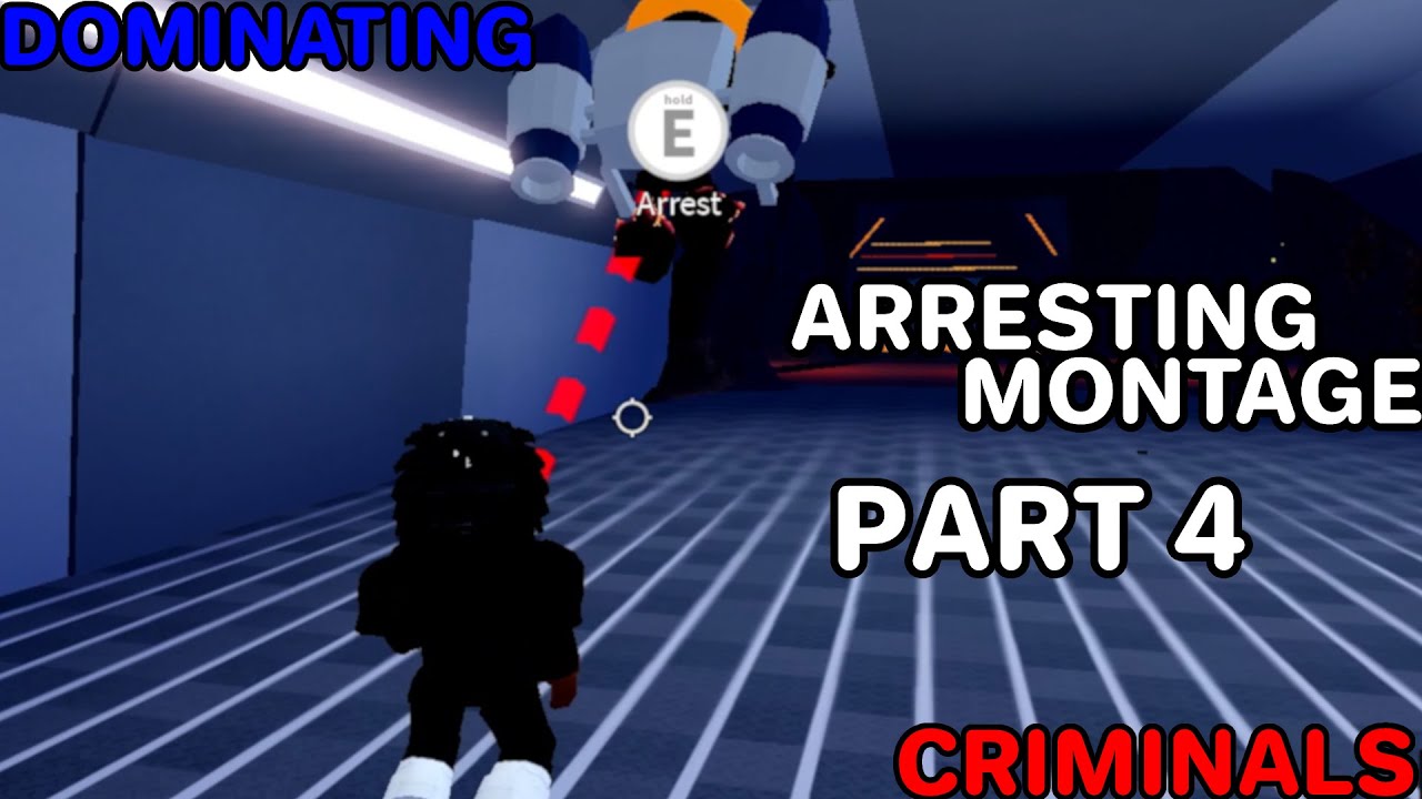 Dominating Criminals | Arresting Montage Part 4 + KEYBOARD CAM (Roblox ...