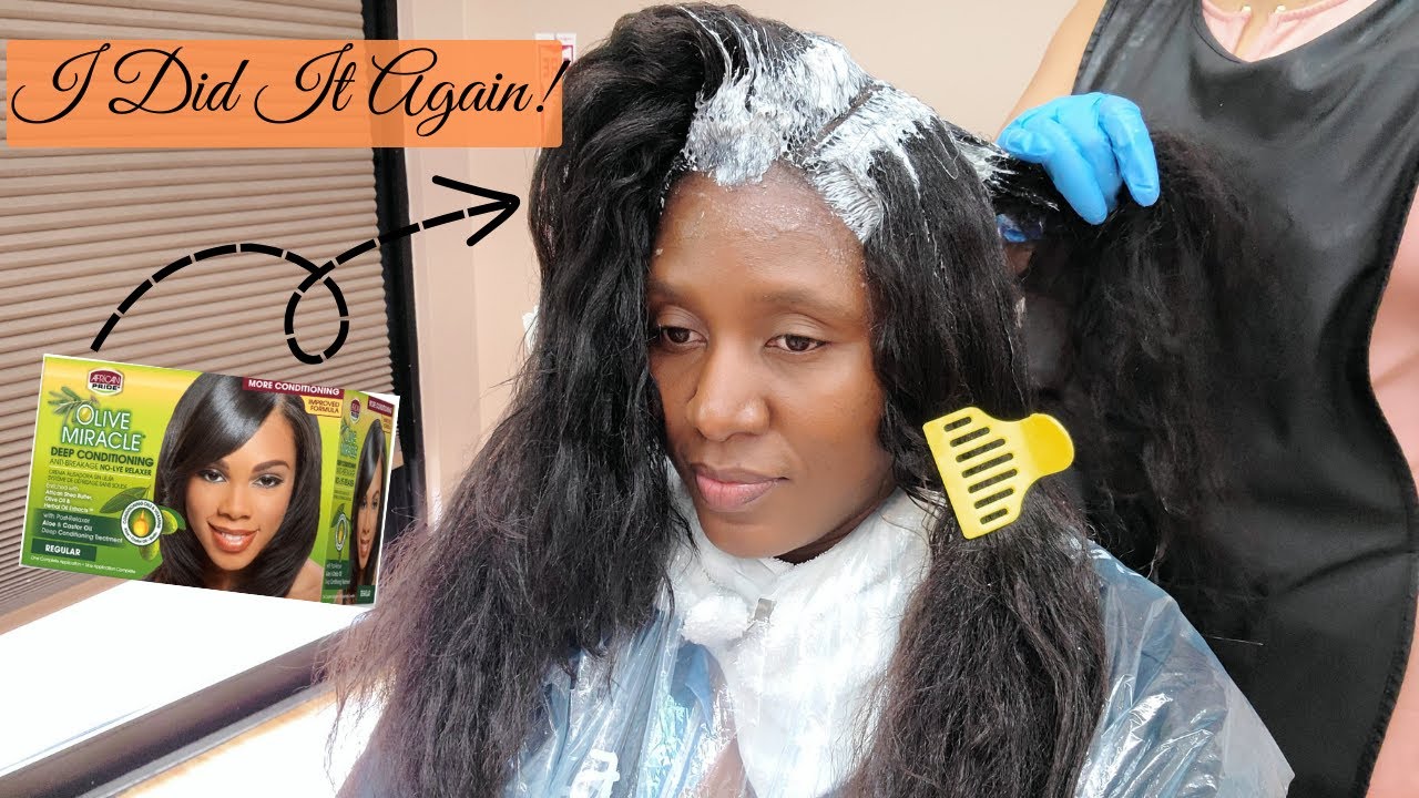 RELAXING MY HAIR AFTER A 17-WEEK STRETCH | MY HEALTHY RELAXED HAIR CARE ...