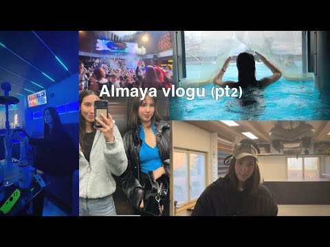 VLOG Almanyada benimle birkac gun   / kapalı su parkı , Club, shisha bar, Bodensee, Konstanz 2022
