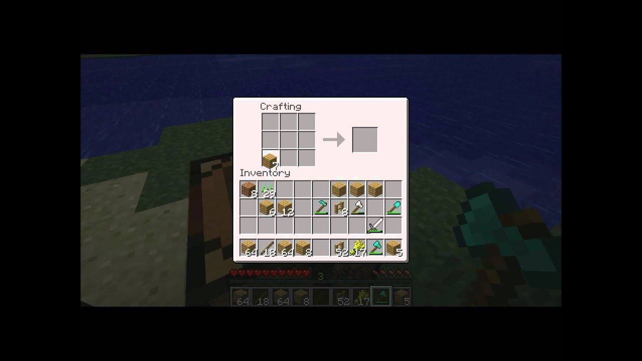 Minecraft How To Craft A Chest - YouTube