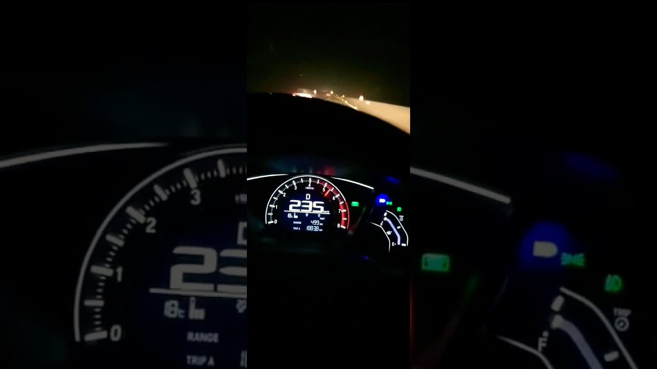 honda civic top speed - YouTube