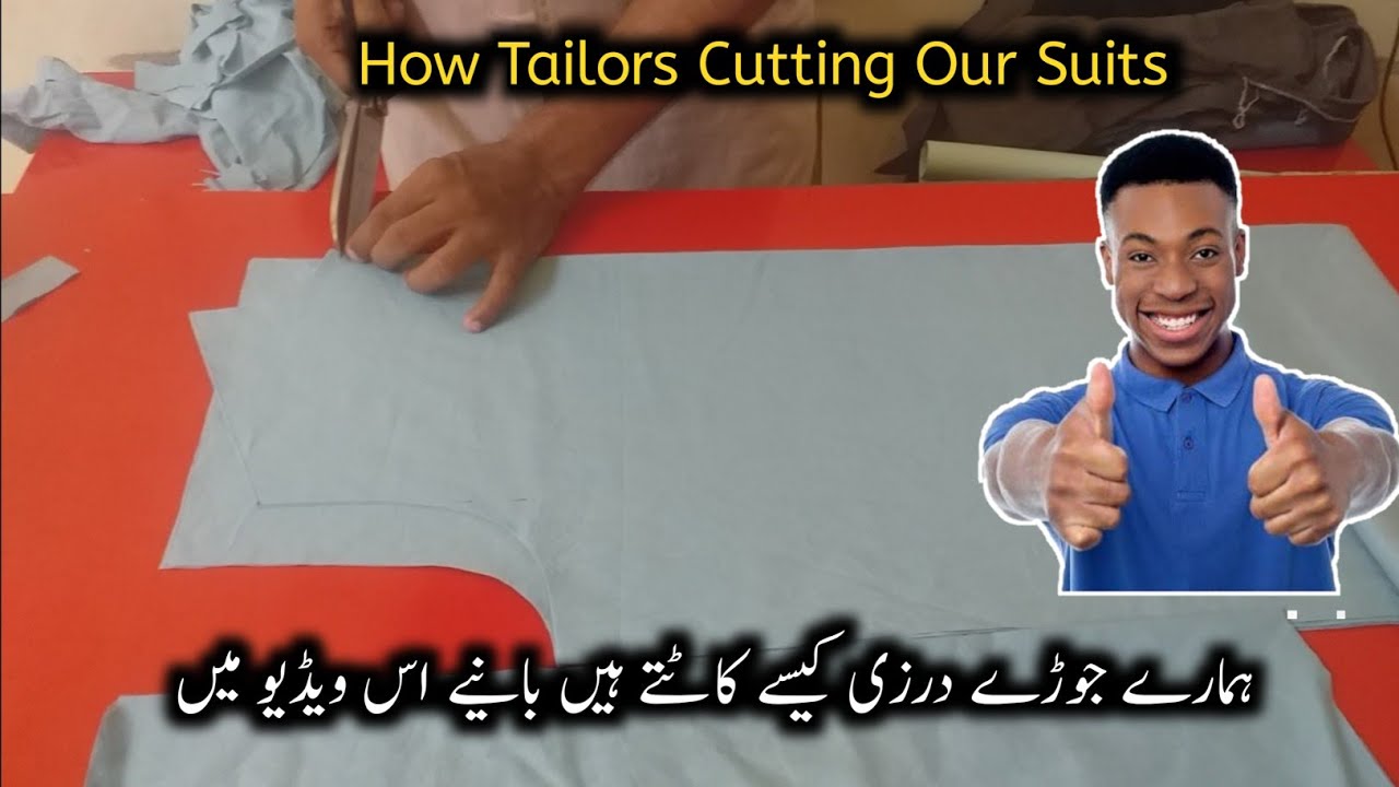 See the method of suit cutting in this video - YouTube