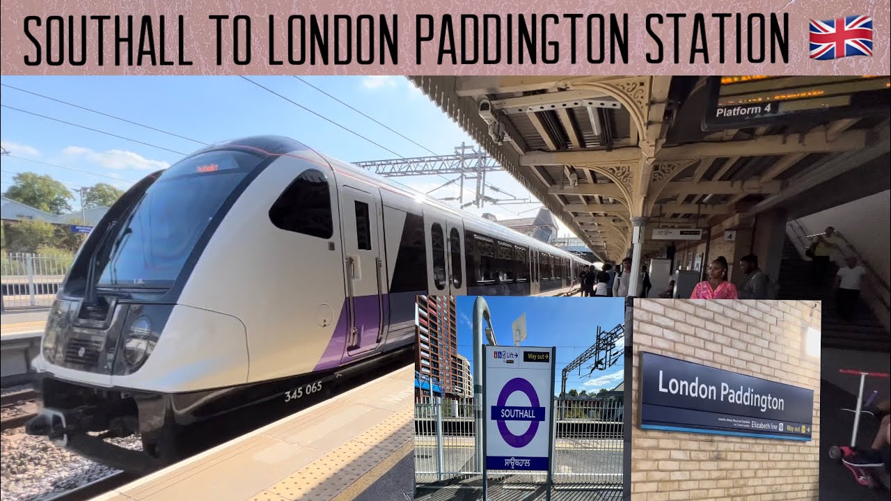 [4k] Southall To Paddington Station | Tfl Trains | Elizabeth Line London 🇬🇧 22 - YouTube
