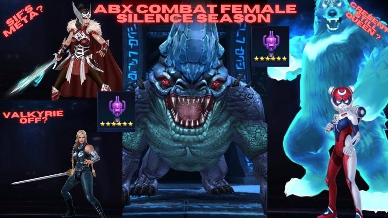ABX COMBAT FEMALE SILENCE SEASON - SIF VS VALKYRIE VS CRESENT - NEW ...