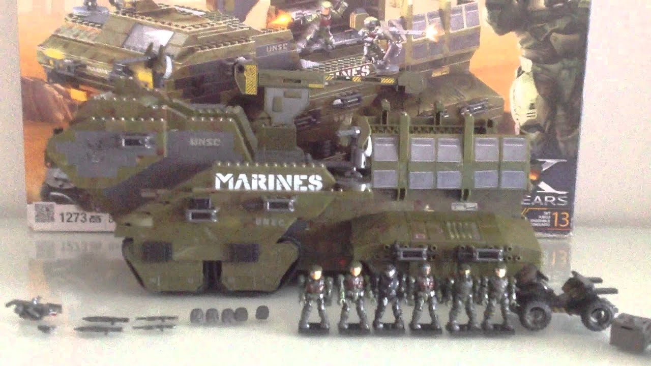 Halo mega bloks elephant review - YouTube