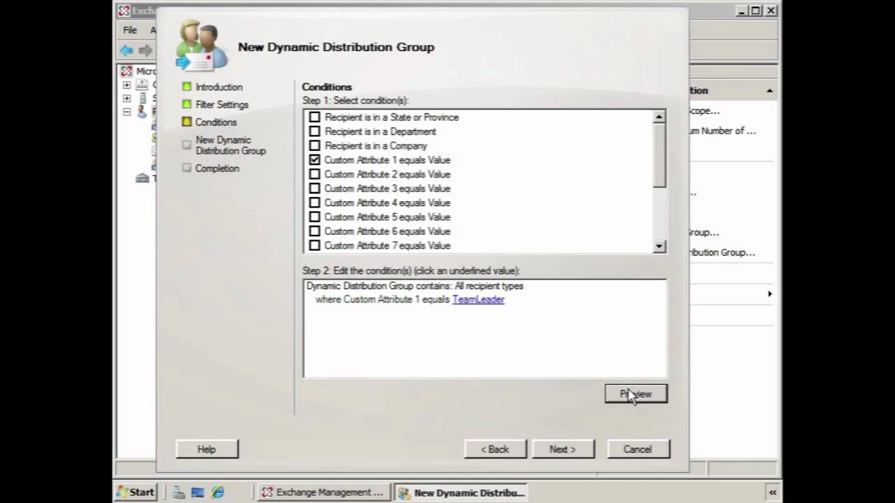 Creating a Dynamic Distribution Group in Exchange 2007 - YouTube