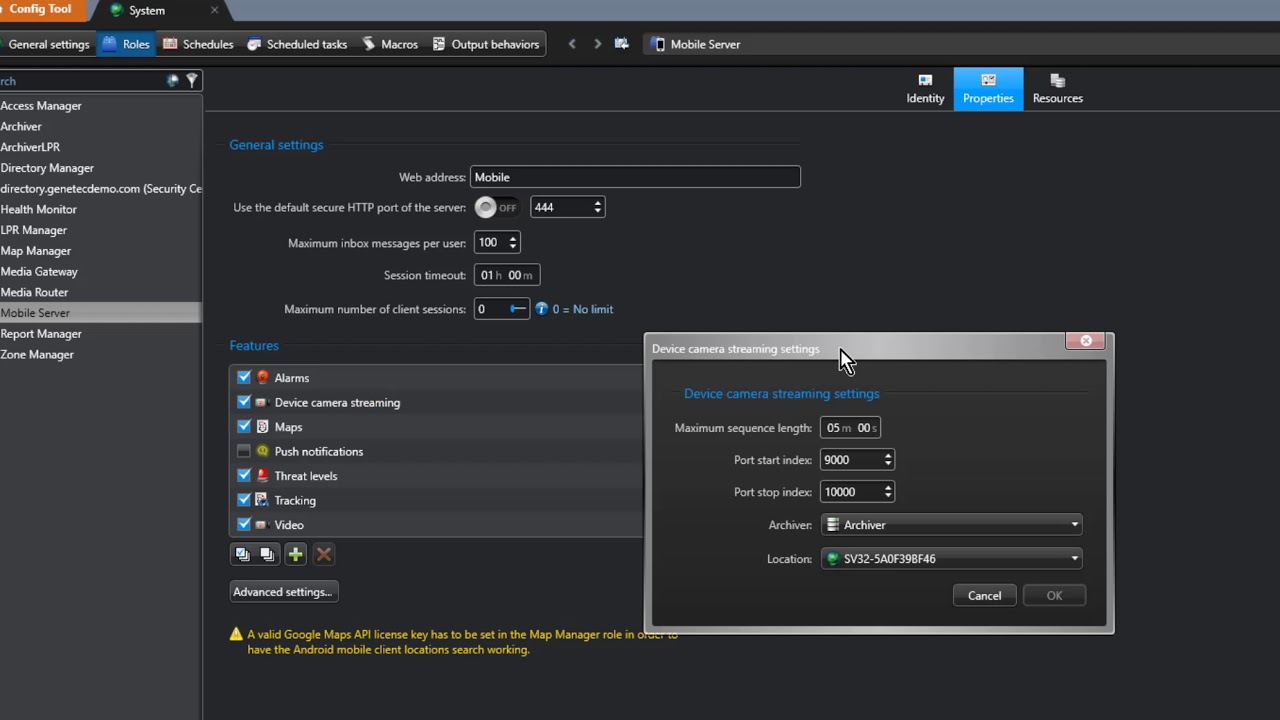 Configuring the Mobile Server - YouTube