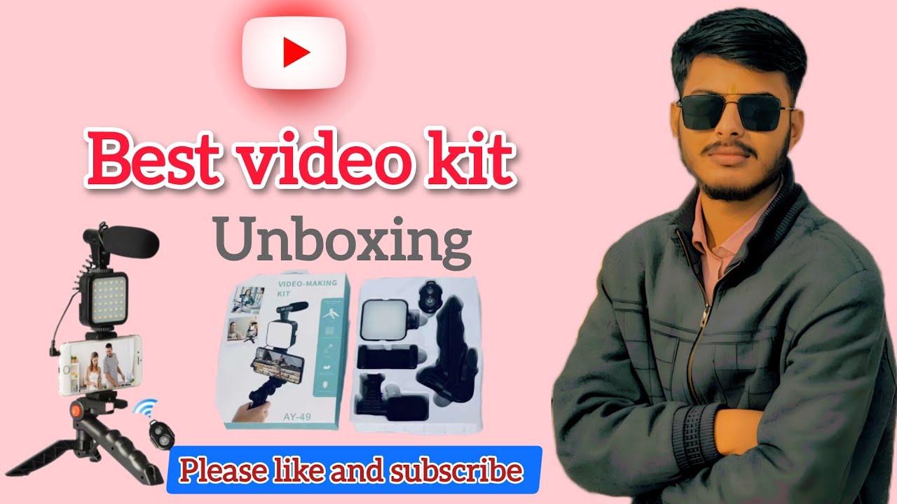 video making kit unboxing || youtube video setup for new creators - YouTube