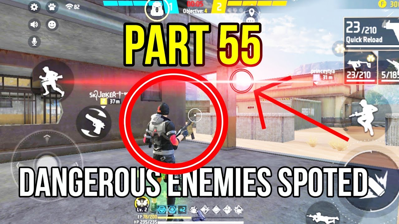 Part 55: DANGEROUS Enemies Spotted |Free Fire Max| Intas Jz Official| - YouTube