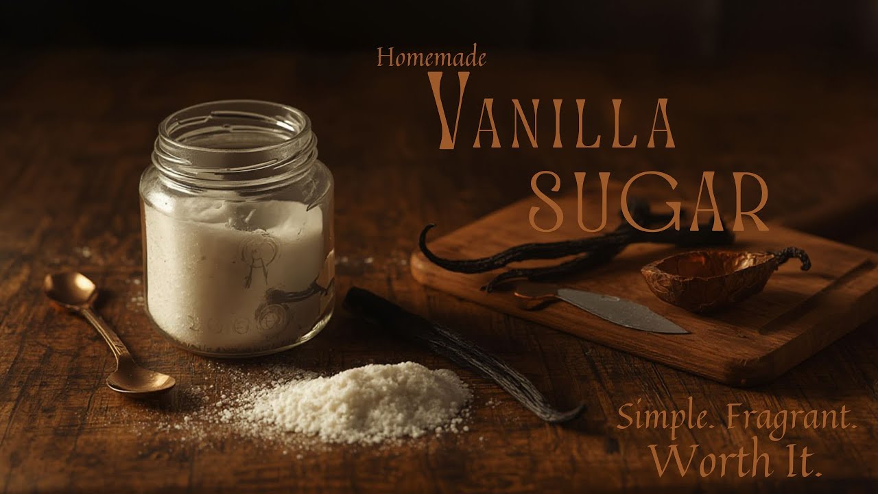 Delicious Homemade Vanilla Sugar Recipe Tutorial - YouTube