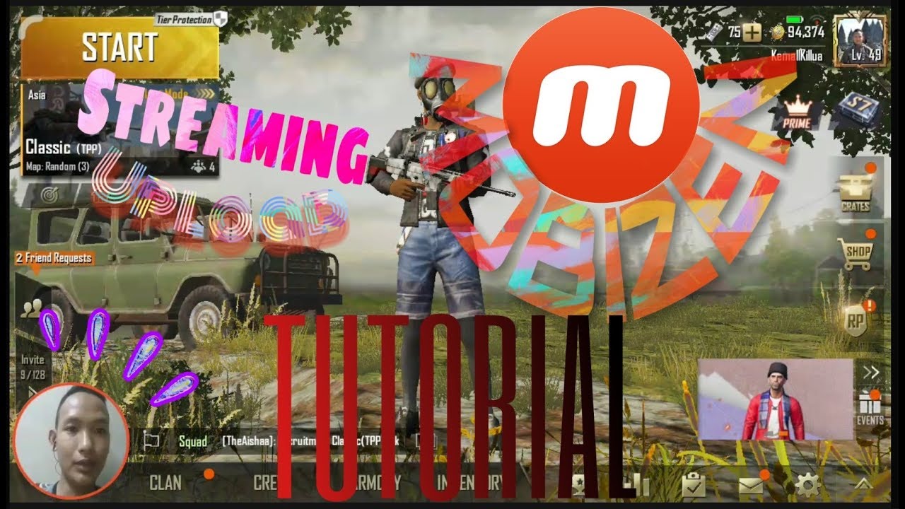 Aplikasi MOBIZEN Tutorial streaming upload - YouTube
