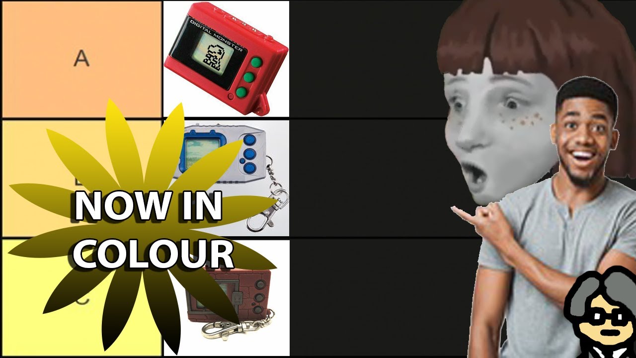 Digimon Virtual Pet Tier List Color Update - YouTube