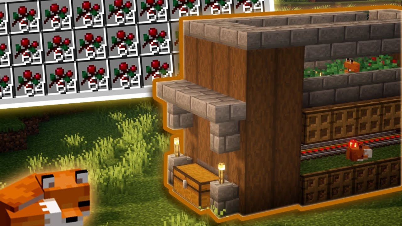 Automatic Sweet berry Farm in Minecraft - YouTube