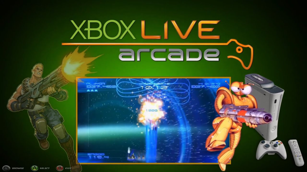 Microsoft XBOX Live Arcade wheel - Hyperspin - YouTube