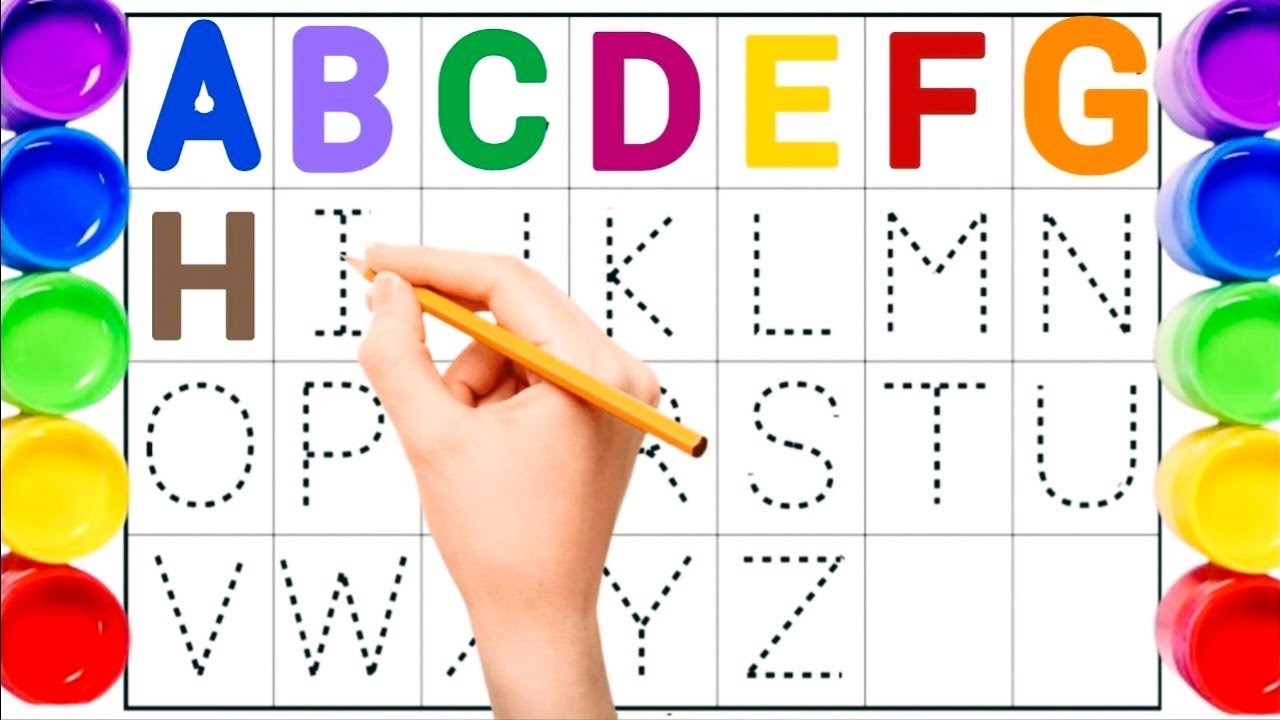 abcd alphabet, writing a to z alphabets, learn for kids abcd, a to z ...