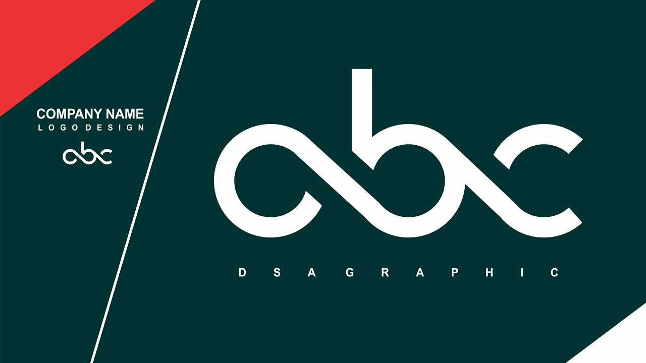 Typographic Logo Design | ABC Letter Logo Design | Coreldraw Tutorial ...
