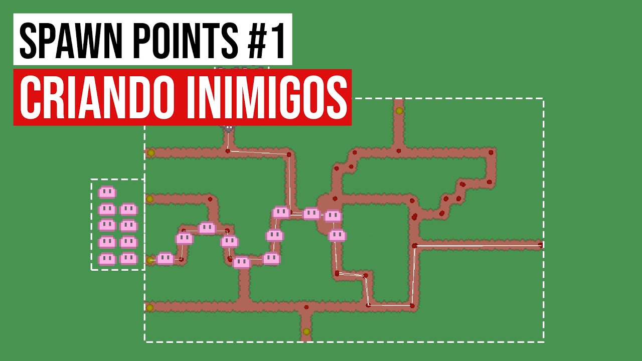 Spawn Points - #1 Criando Inimigos - Controlando a criação de grupos de ...