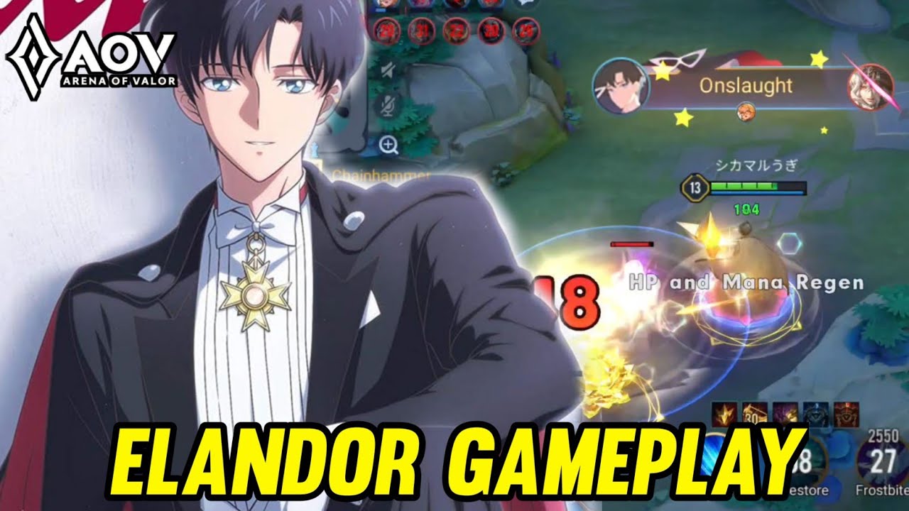 AOV : ELANDOR GAMEPLAY | IN JUNGLE - ARENA OF VALOR - YouTube