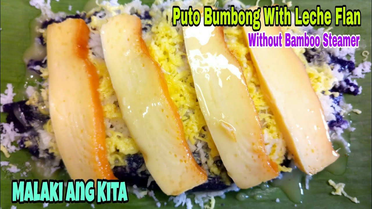 Puto Bumbong With Leche Flan Without Bamboo Steamer/Patok Pang Negosyo ...
