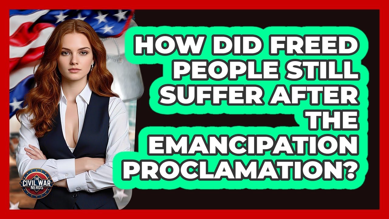 How Did Freed People Still Suffer After The Emancipation Proclamation ...