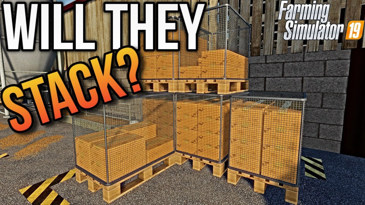 CAN YOU STACK EGG PALLETS? | PeterVill FS19 - YouTube