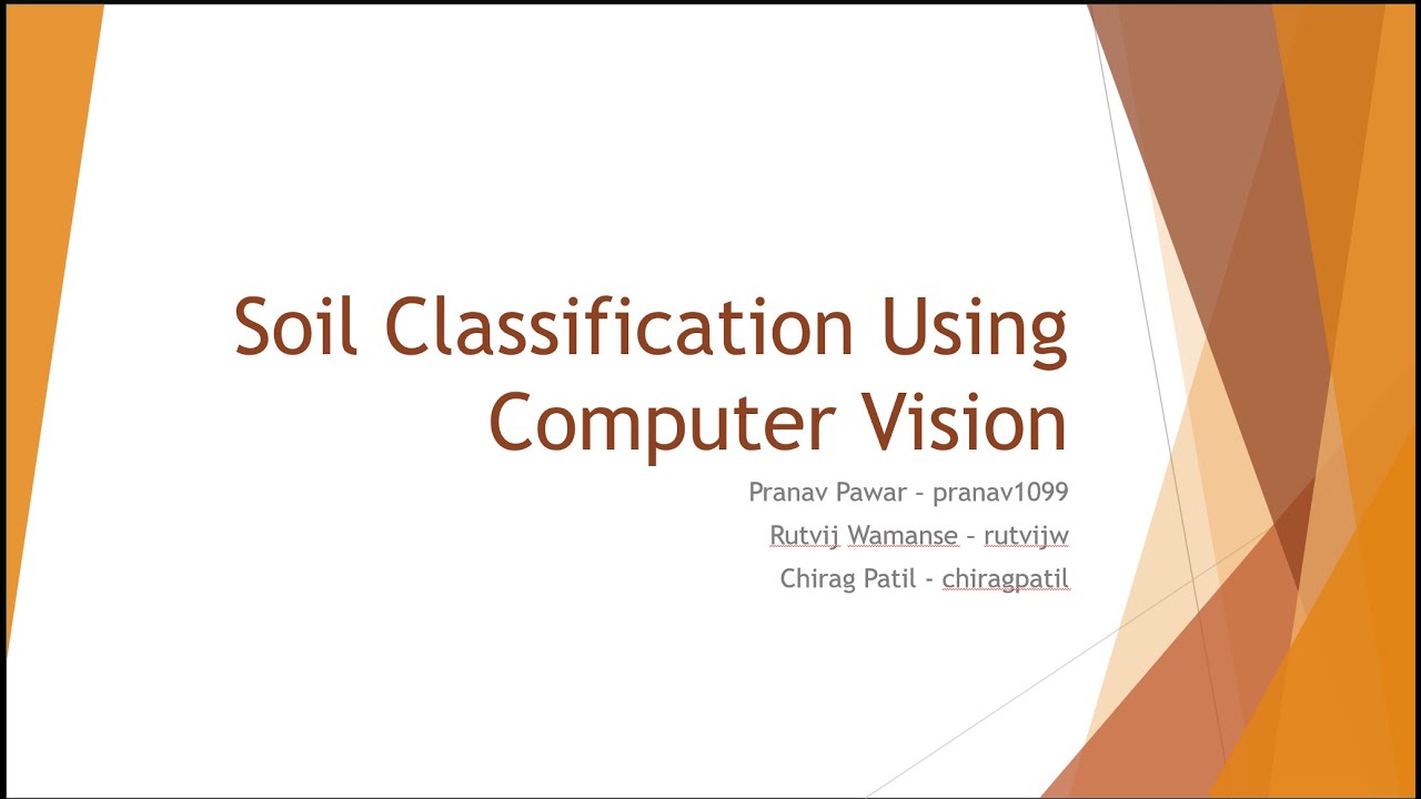 Soil Classification Using Computer Vision - YouTube