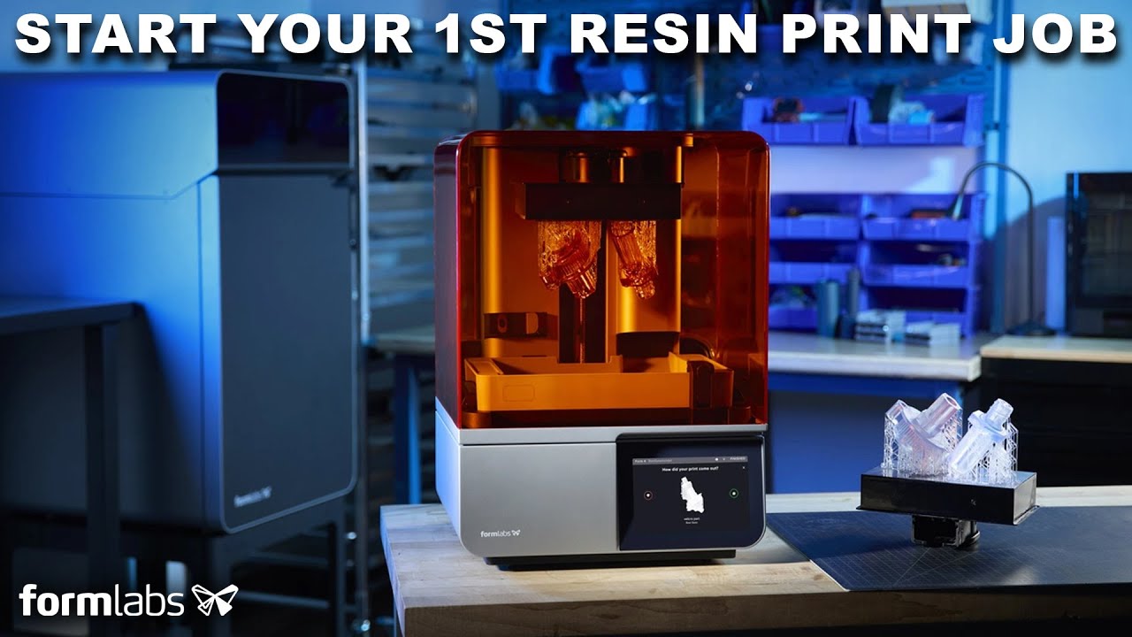 Starting Your 1st Resin Print Job | 3D Printing With Formlabs - YouTube