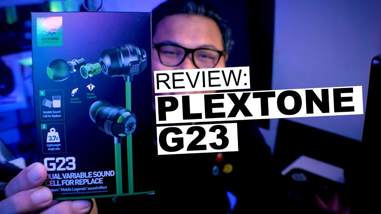 Review : Plextone G23 - Gaming Earphone Dengan Pilihan Sound Cell - YouTube