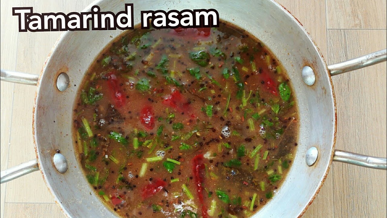 Tamarind rasam recipe | Home remedy for cold and cough | quick rasam ...