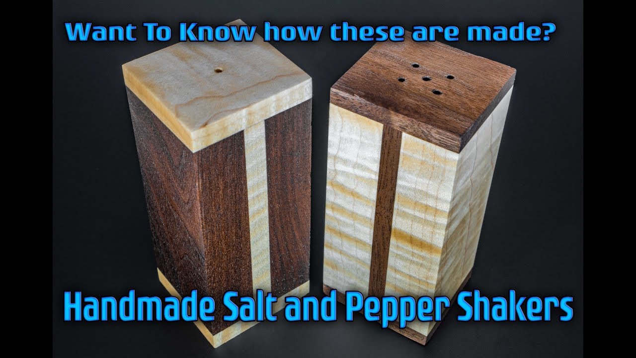How to make custom handmade Salt and Pepper Shakers! (4k) - YouTube