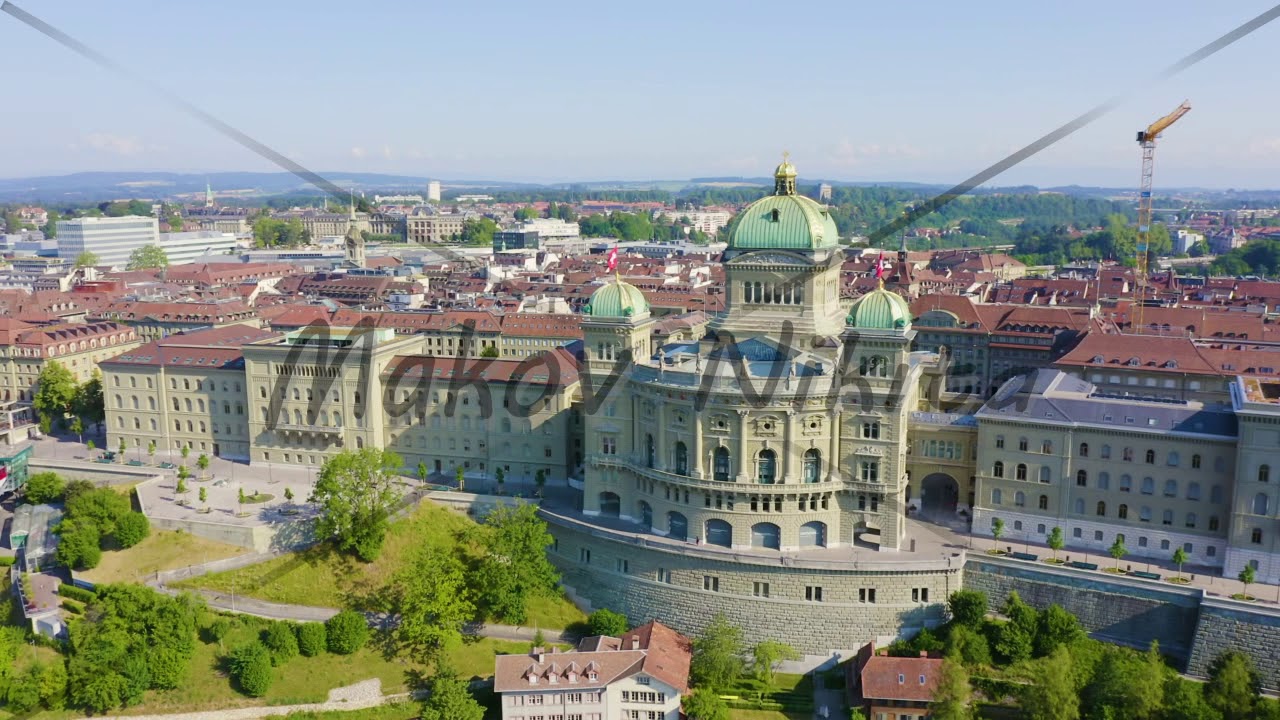 Bern, Switzerland. Federal Palace - Bundeshaus, Historic city center ...