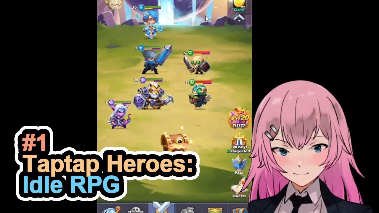 MULTIPLAYER STRATEGY IDLE RPG GAME | Taptap Heroes: ldle RPG | Part 1 ...