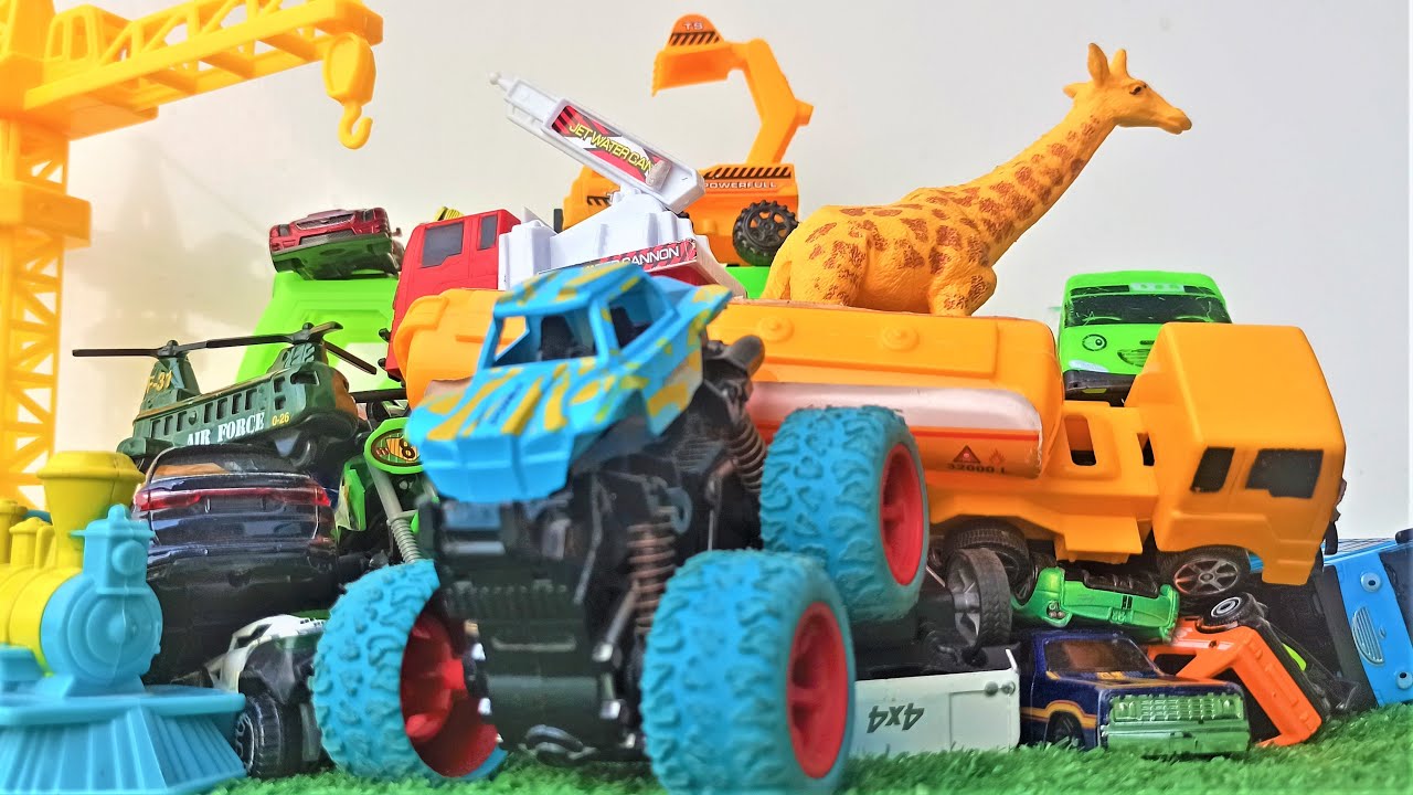 Mainan Mobil Mobilan Pemadam Kebakaran, Bus Tayo, Mobil Balap, Kereta ...