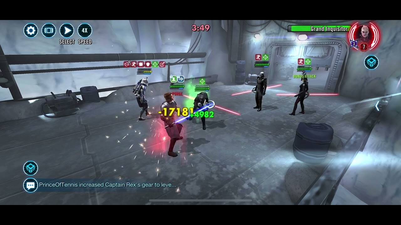 SWGOH 3v3 - GAS vs GI Inqs (set 9) - YouTube